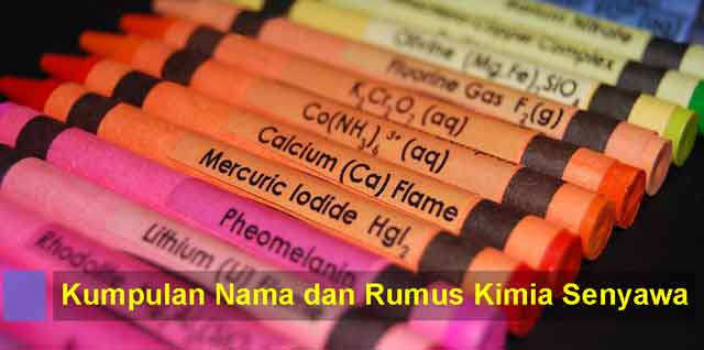 Kumpulan Nama dan Rumus Kimia Senyawa Lengkap dalam Bentuk Tabel | Blog ...