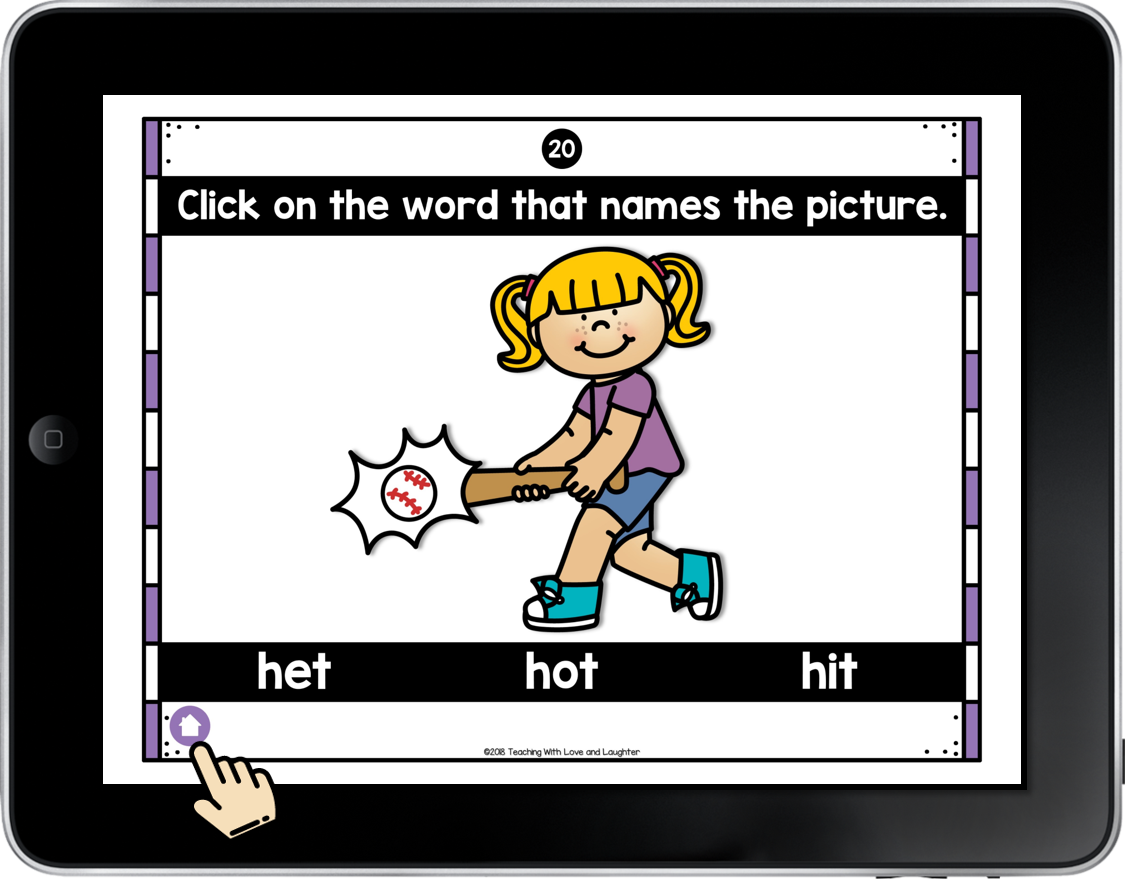 Teaching With Love and Laughter: CVC Words Digital Resource