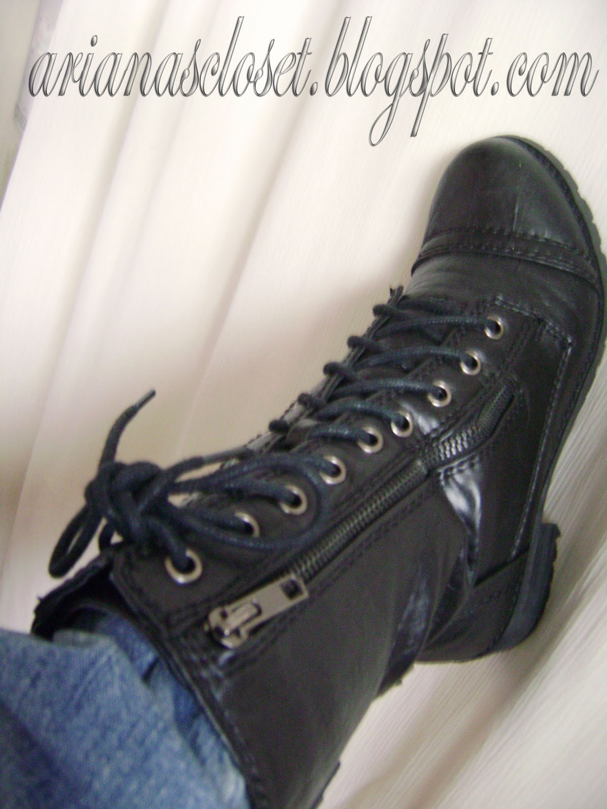 Ariana's Closet: OOTD: Combat boots!