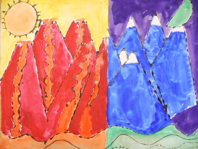 Sells Art: Warm/Cool Landscapes