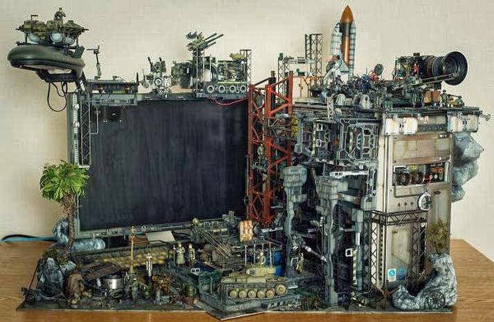 Breathtaking Diorama PC case Modified