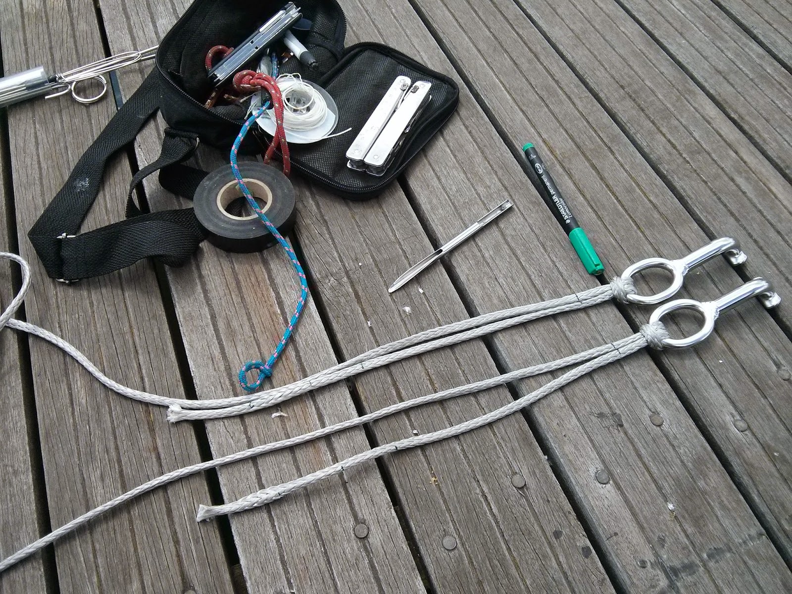 Yacht Auriga: Running backstays