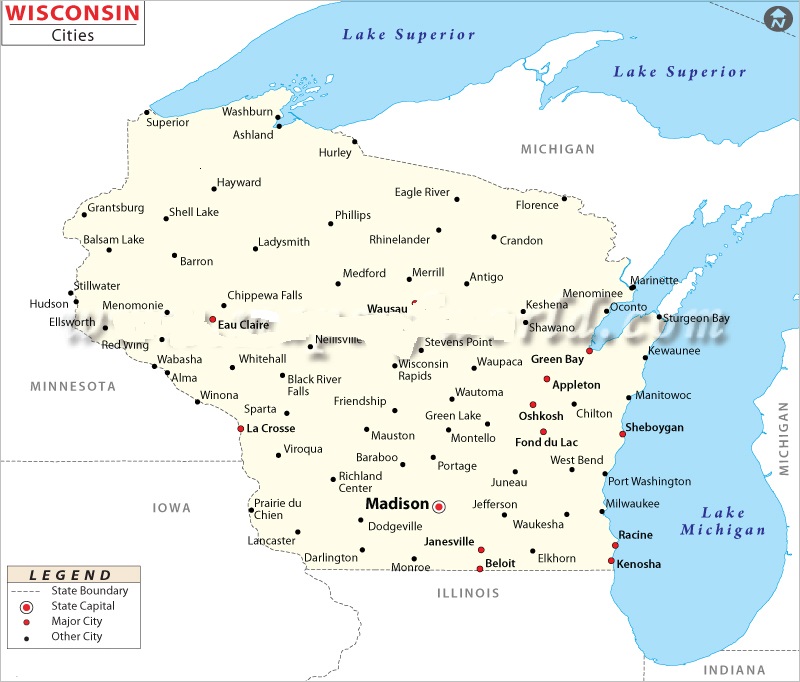 Wisconsin Map