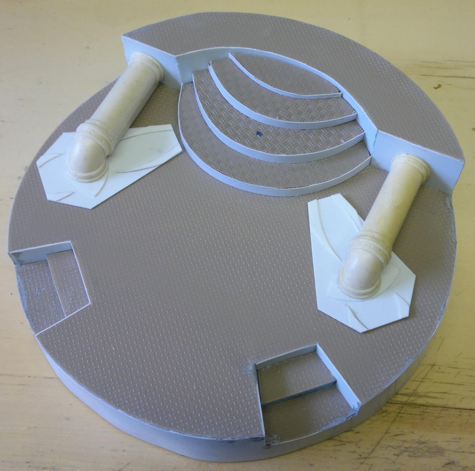 Rumplemaster: Greater Brass Scorpion Base - Preparing the pieces