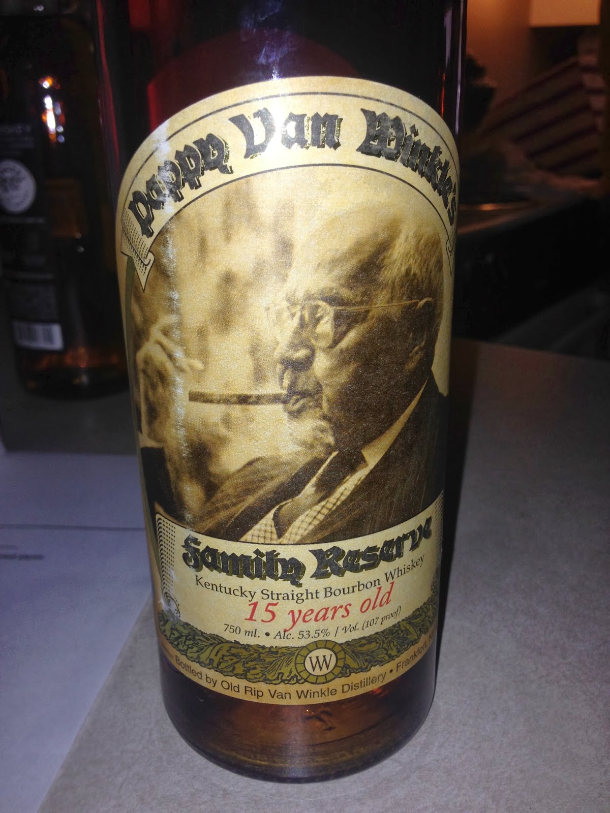 Bite and Booze: Pappy Van Winkle 15 Year: Whisk(e)y Wednesday presented ...
