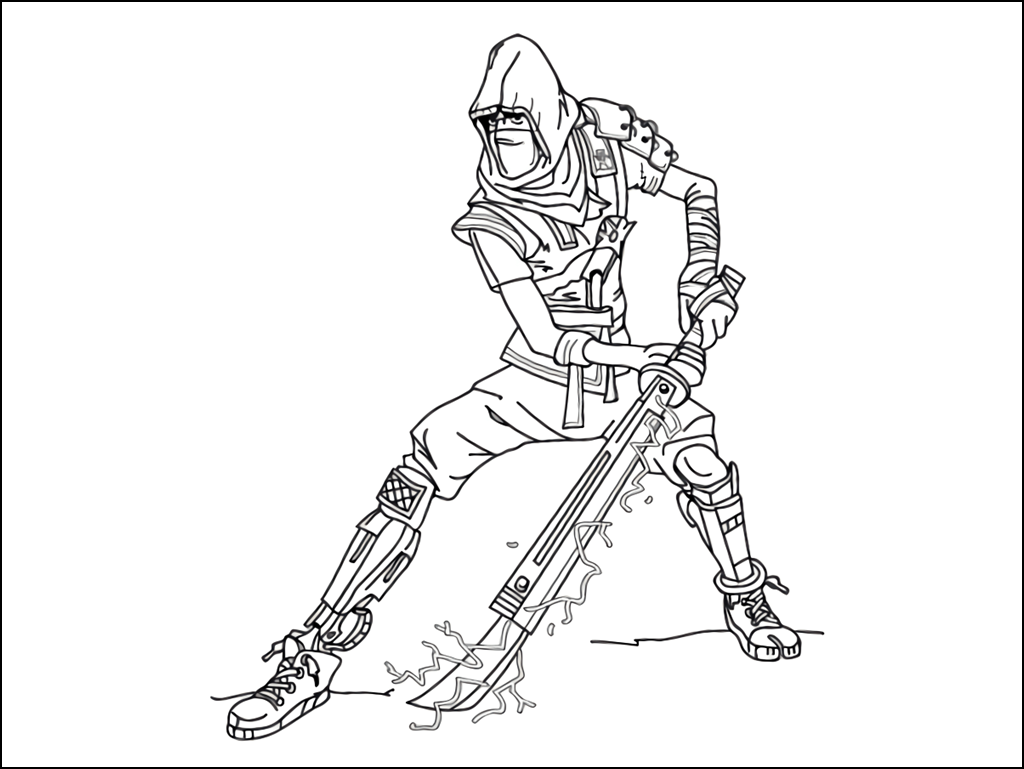 Fortnite Coloring Pages Ruby Coloring Pages