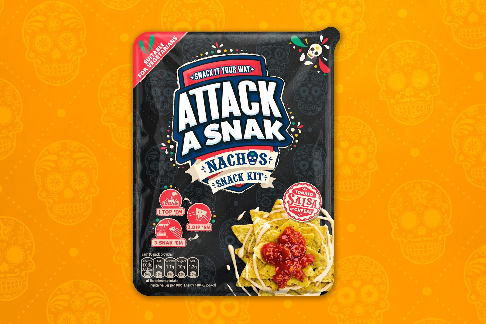 Attack A Snak – Nachos Snack Kit – Packaging Of The World