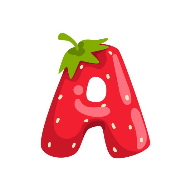 Abecedario de Fresas. Strawberry Abc. - Oh my Alfabetos!