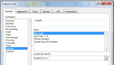 Boston Excel Consulting: Number Formatting Pt. 1: Phone #'s, Zip Codes ...