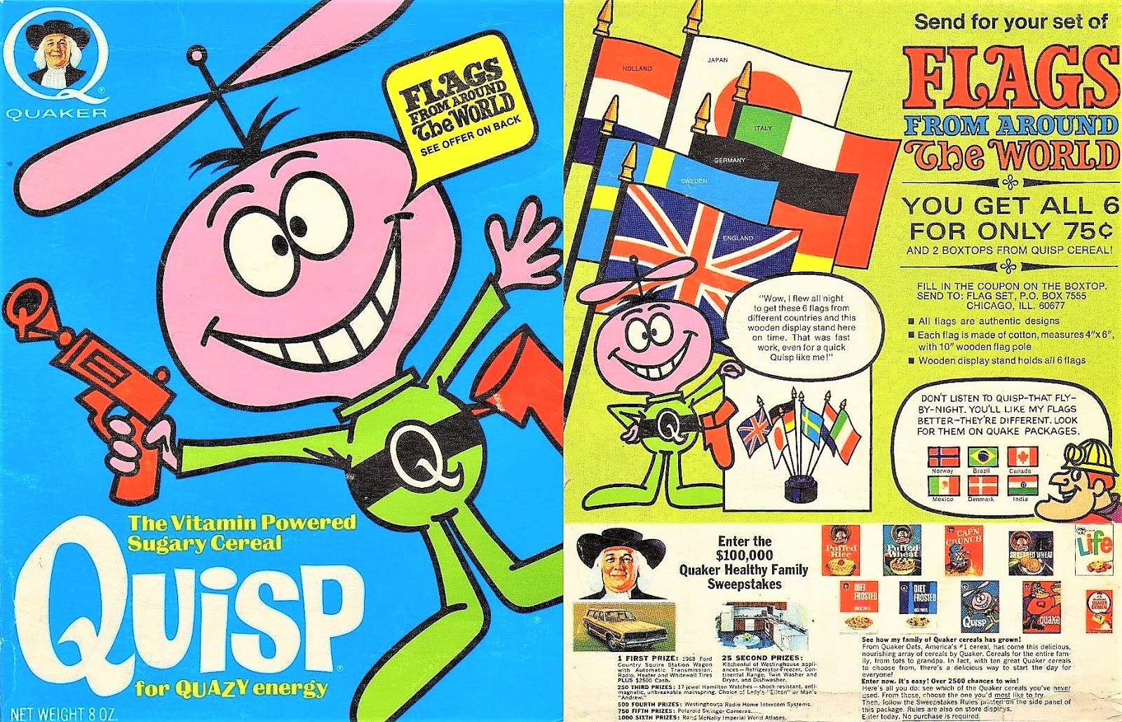 Cereal Box Price Guide Cereal Box Collecting by Pez Outlaw: Quaker ...