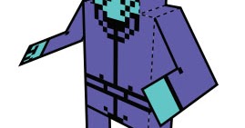 Friday the 13th: 8-Bit Jason Paper Toy | Paperized Crafts