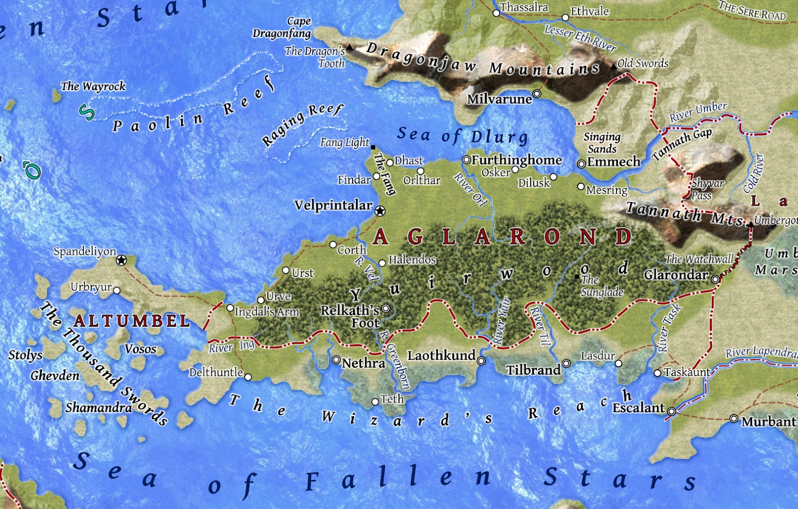 Dragão RPG: Mapas de Forgotten Realms