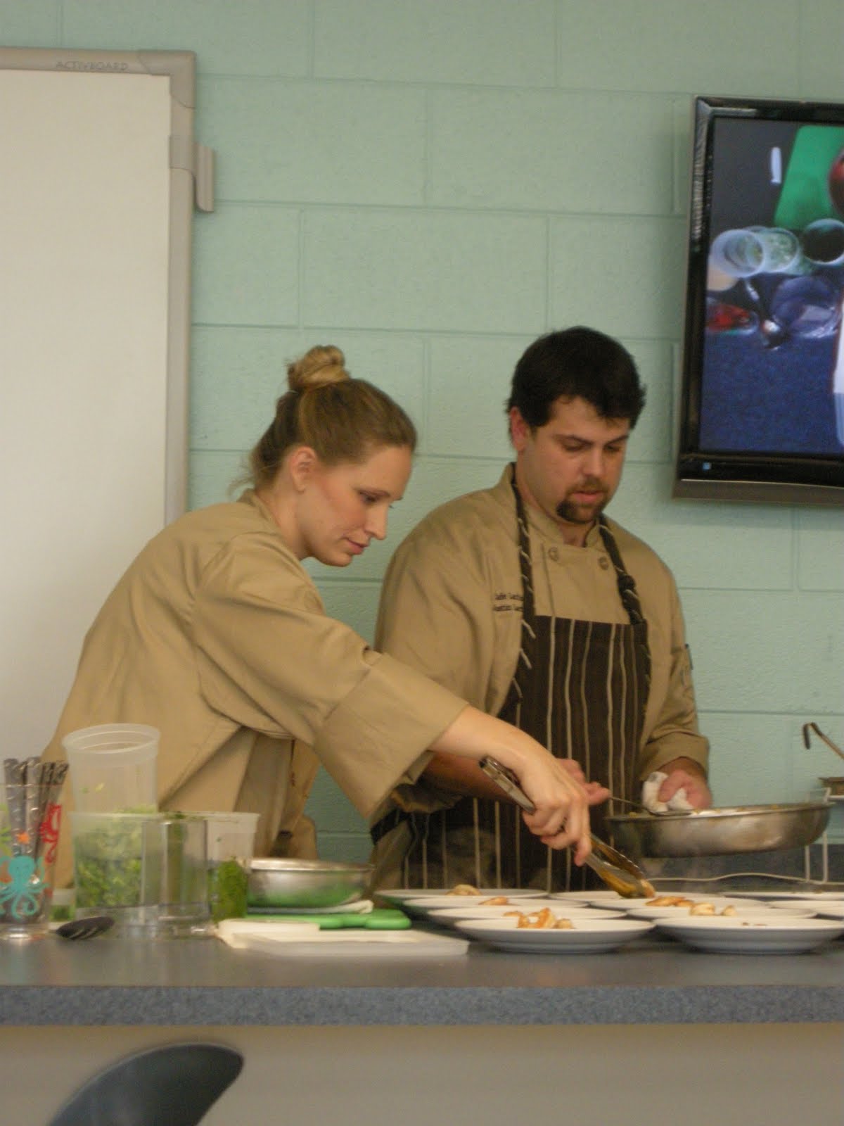 Kitchens Are Monkey Business: Cooking Class At The North Carolina Aquarium.