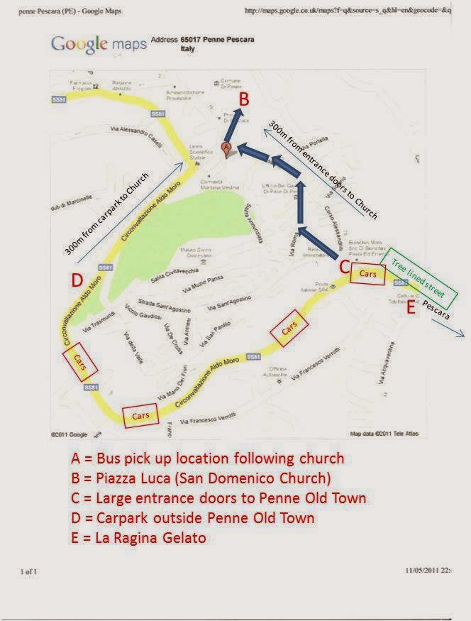 Serge and Luisa's Wedding: Getting to Penne