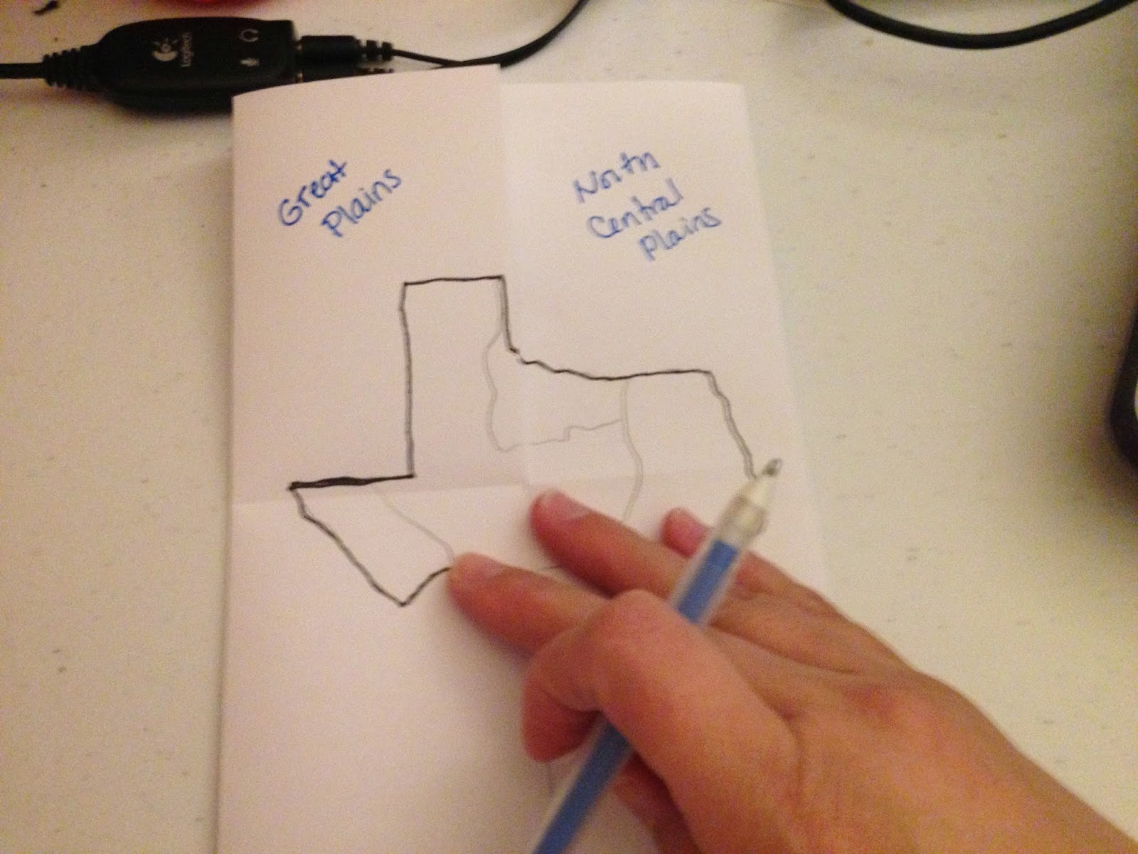 Mrs. Braun's Classes: Texas 4-Region Foldable
