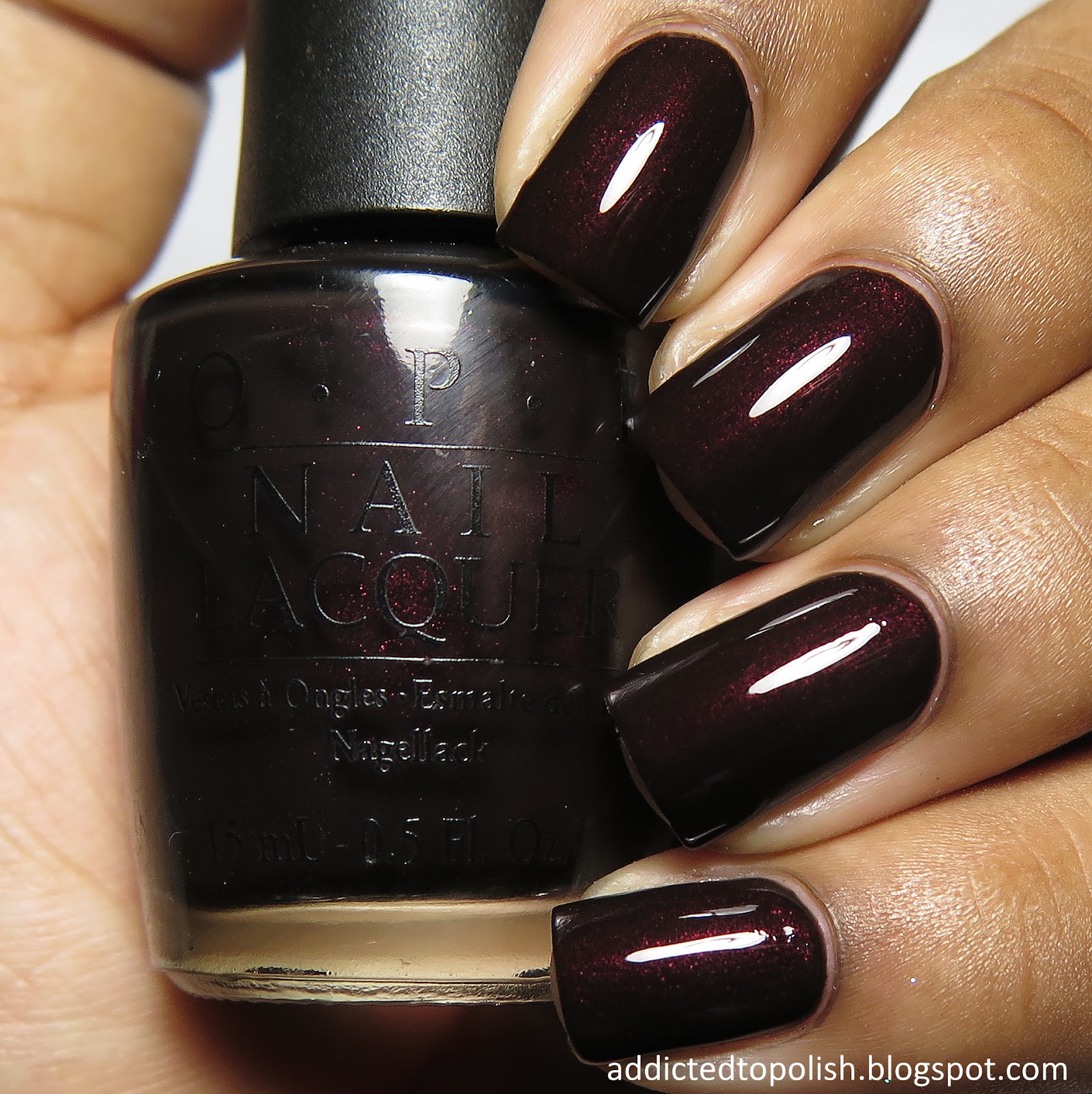 OPI Midnight in Moscow--I love this color! | Opi nail colors, Nail ...