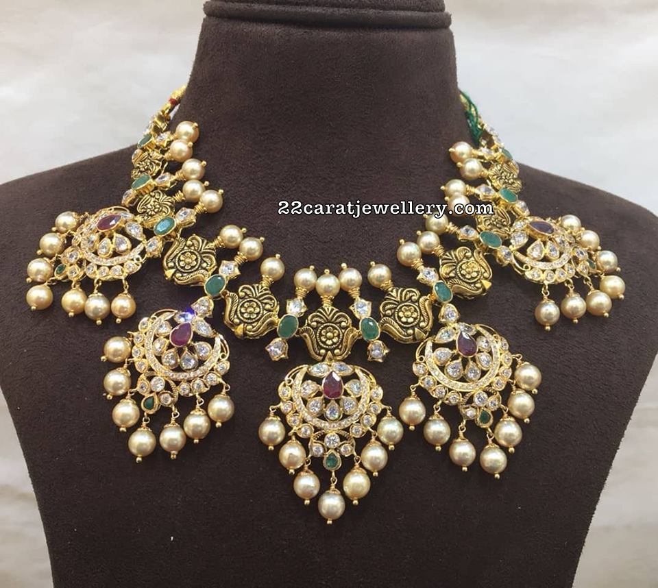 Nakshi Work and Pachi Grand Choker - Jewellery Designs