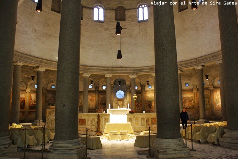 La basílica de Santo Stefano Rotondo en Roma