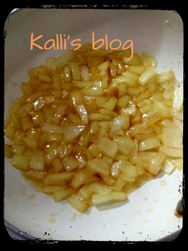 Πατατοσαλάτα με θαλασσινά και καραμελωμένα κρεμμύδια - Kalli's blog