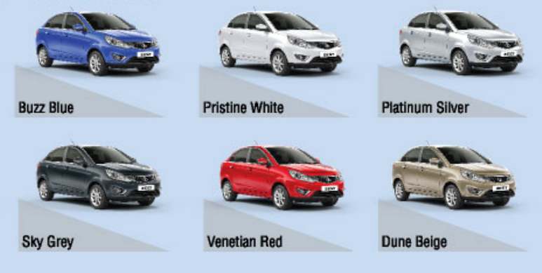 Tata Zest colours - Automobile Planet
