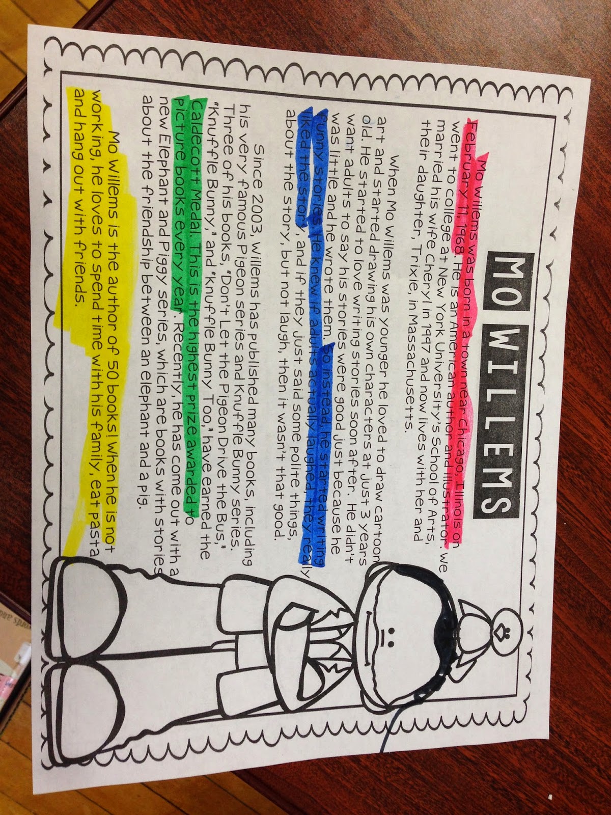 The Elementary Entourage: Favorite Childrens' Author: Mo Willems