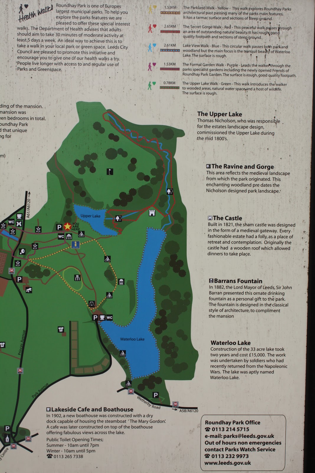 FMP: Roundhay Park Map