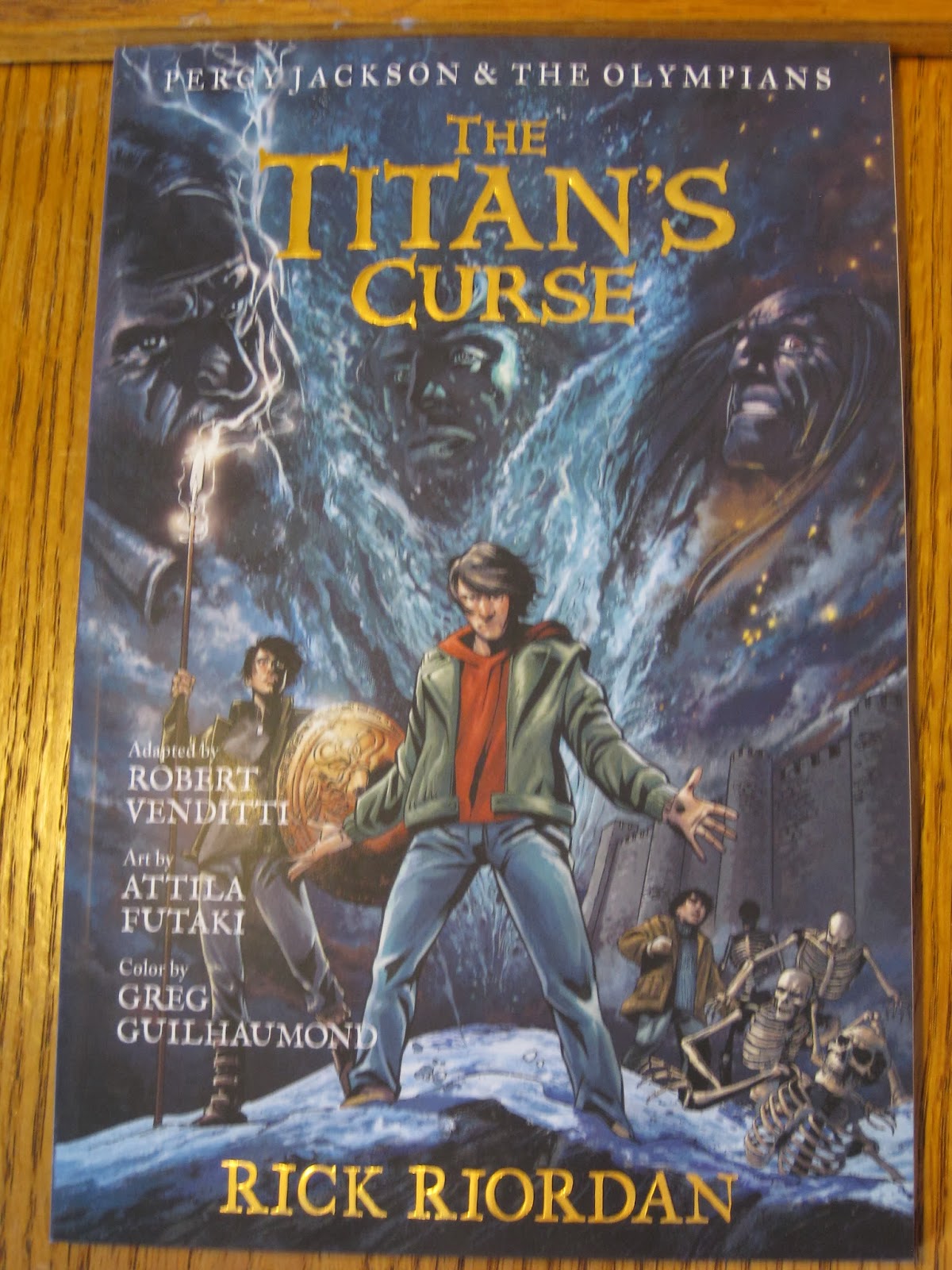 TheAMWriter: Blog 157 - The Titan's Curse Graphic Novel
