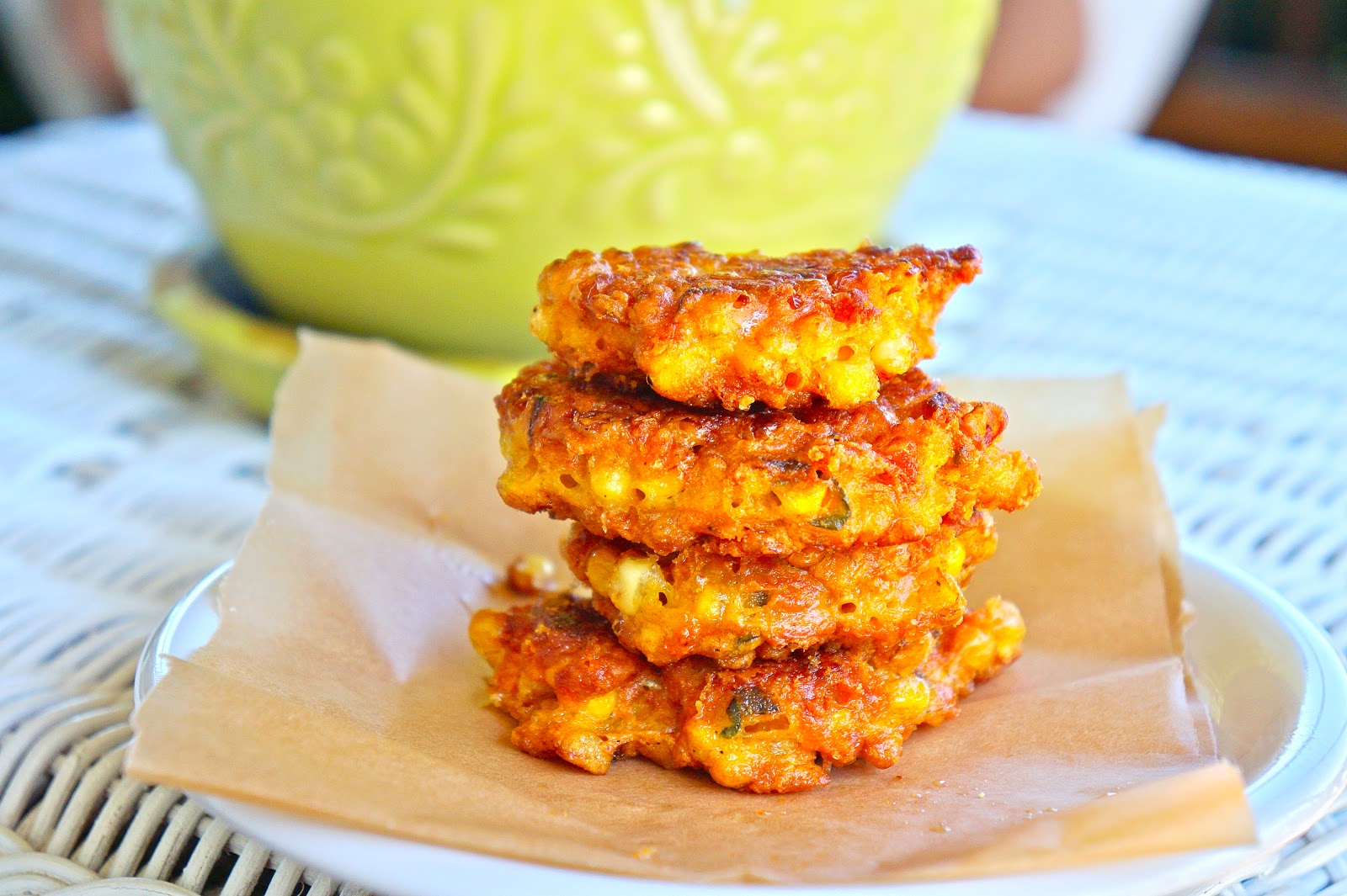 corn and cheese fritter