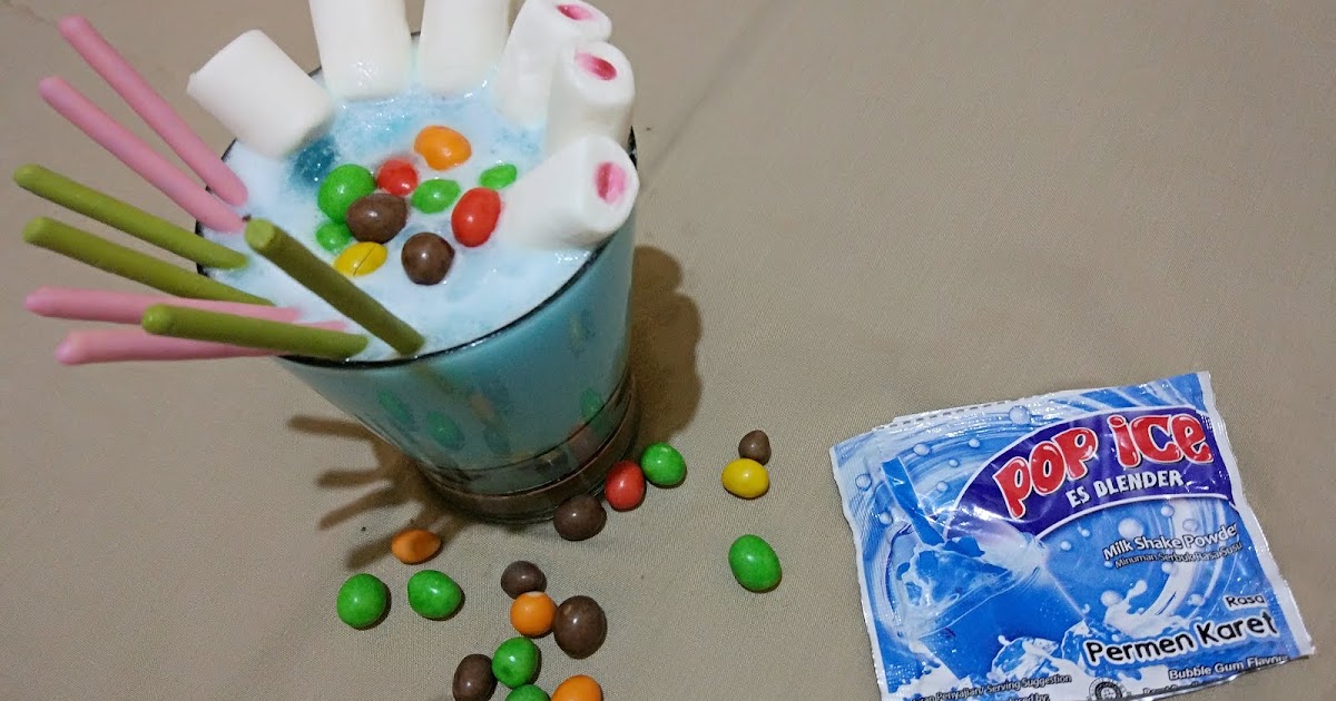 Pop Ice Bubble Gum Perpaduan Sempurna Susu Dengan Permen Karet ~ Real World Gunanda