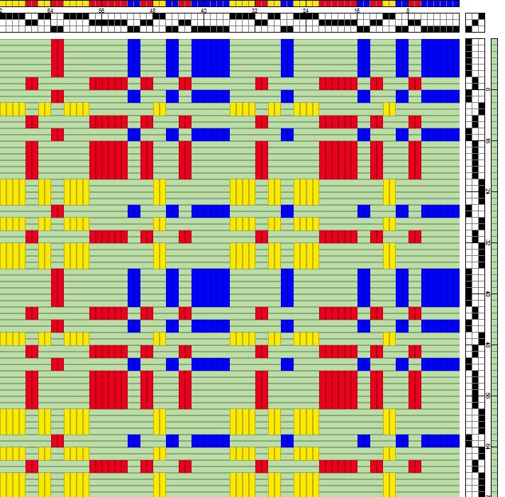 Banner Mountain Textiles: Squeezing the Numbers to Design a Weaving Draft