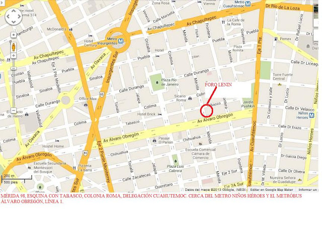 APOYO ACADÉMICO SOCIOLOGÍA: MAPA DEL FORO LENIN