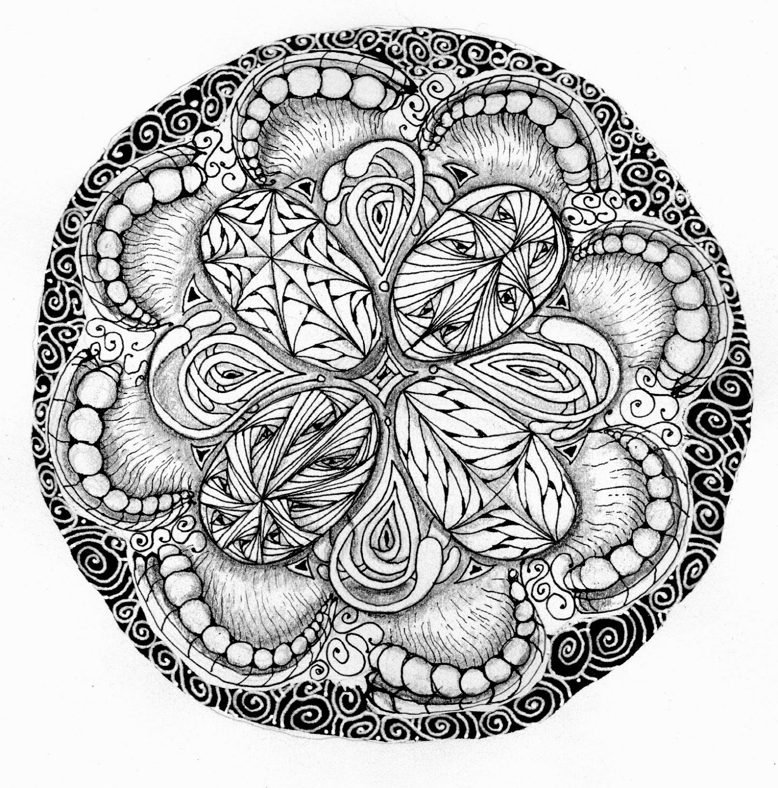 dobriendesign: Zendala Dare #79 - A Zendala Thanks to Rick and Maria