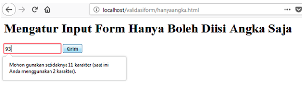 Cara Mengatur Form Input Hanya Diisi Angka Saja - Nyimak PHP