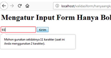 Cara Mengatur Form Input Hanya Diisi Angka Saja - Nyimak PHP