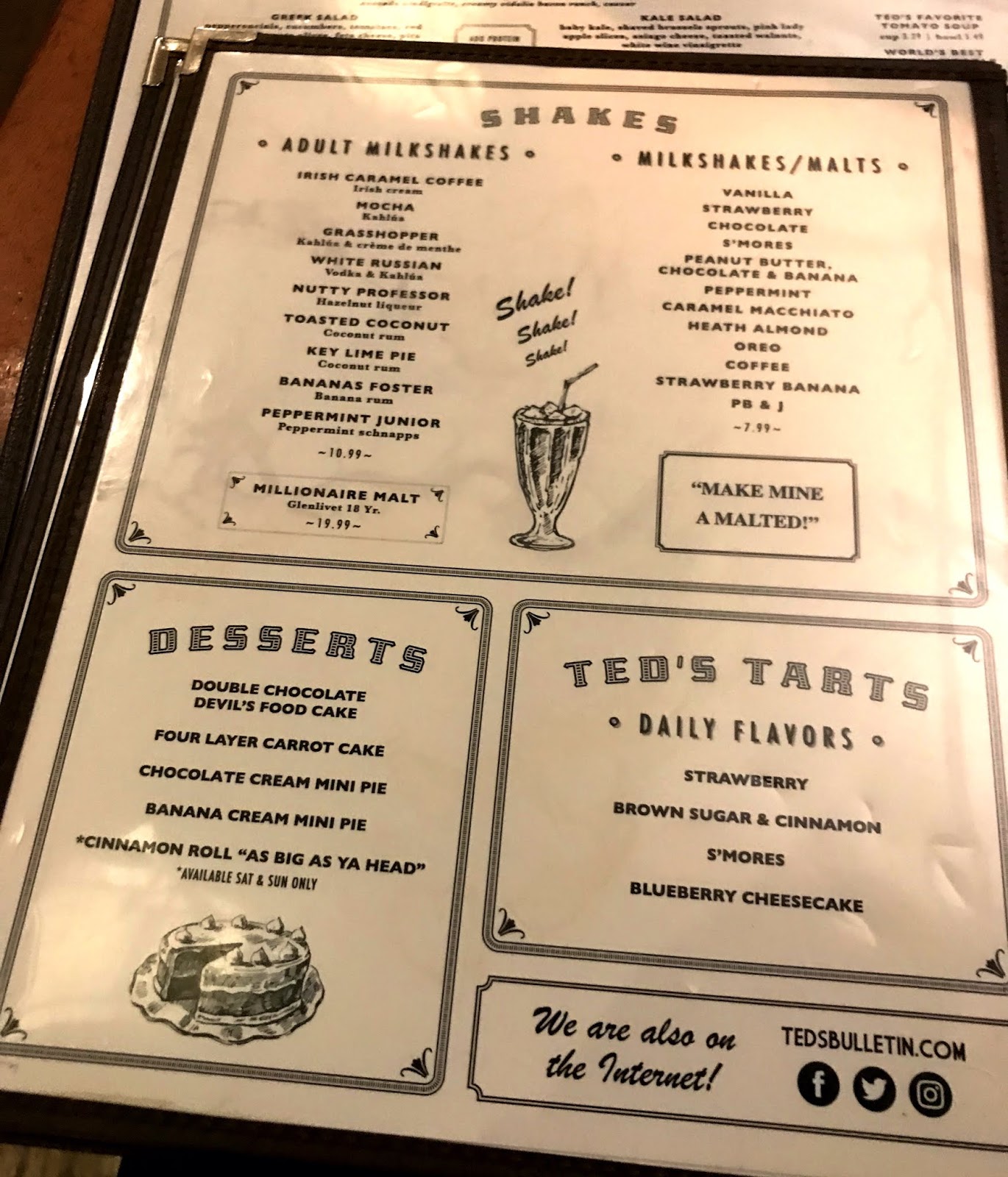 [DC - Logan Circle] Ted's Bulletin Review - Boozy Milkshakes, Homemade ...