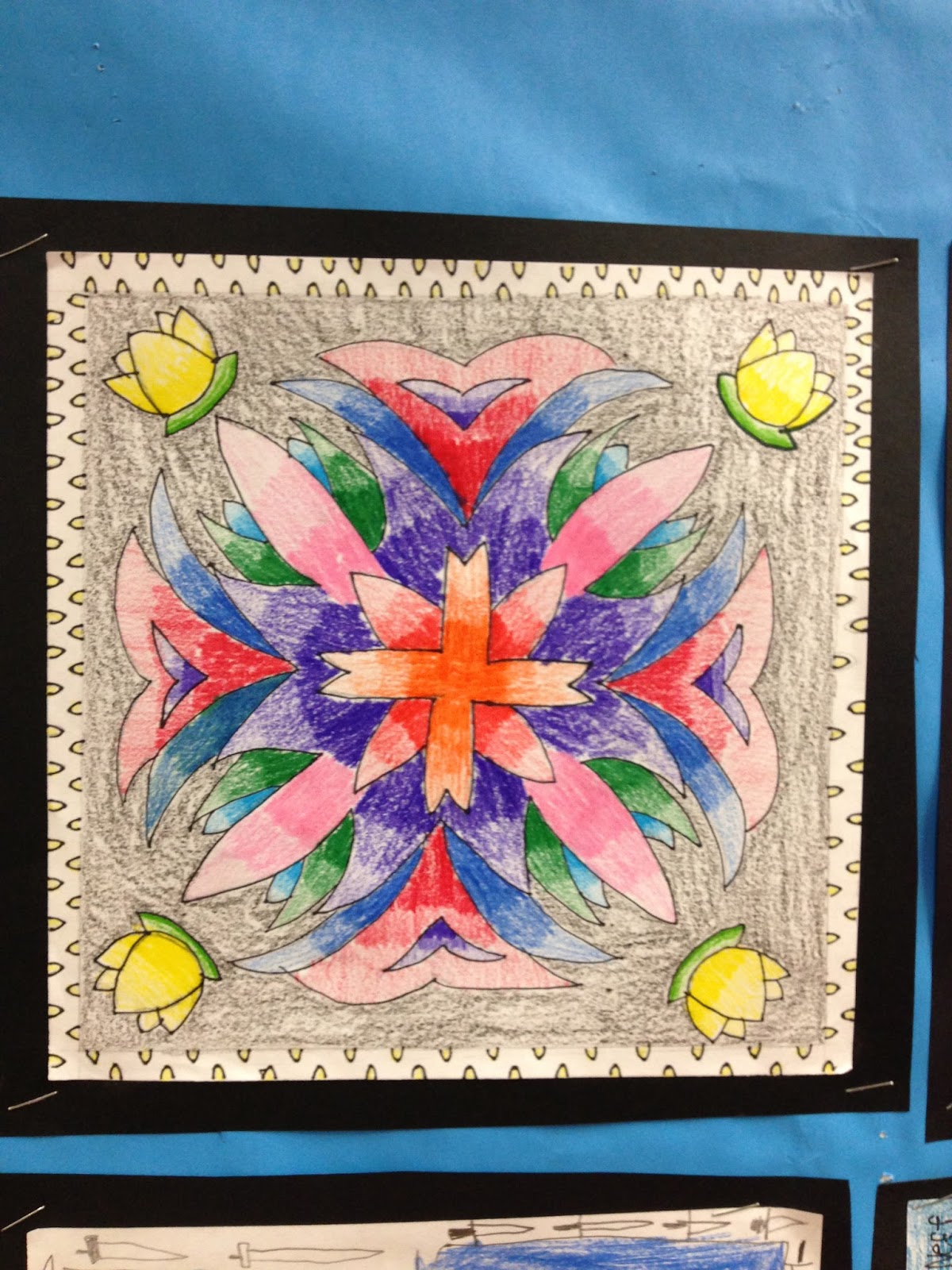 Teaching 4th With Style: Rotational Symmetry Art