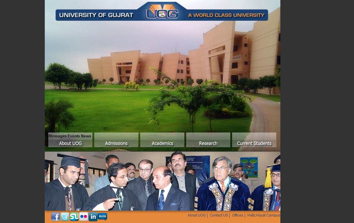 Unews - UOG Gujrat: new UNIVERSITY OF GUJRAT website