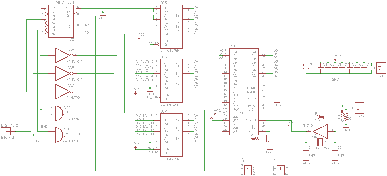 shiftmore: Arduino Controlled NES (2A03) Synth - PART I