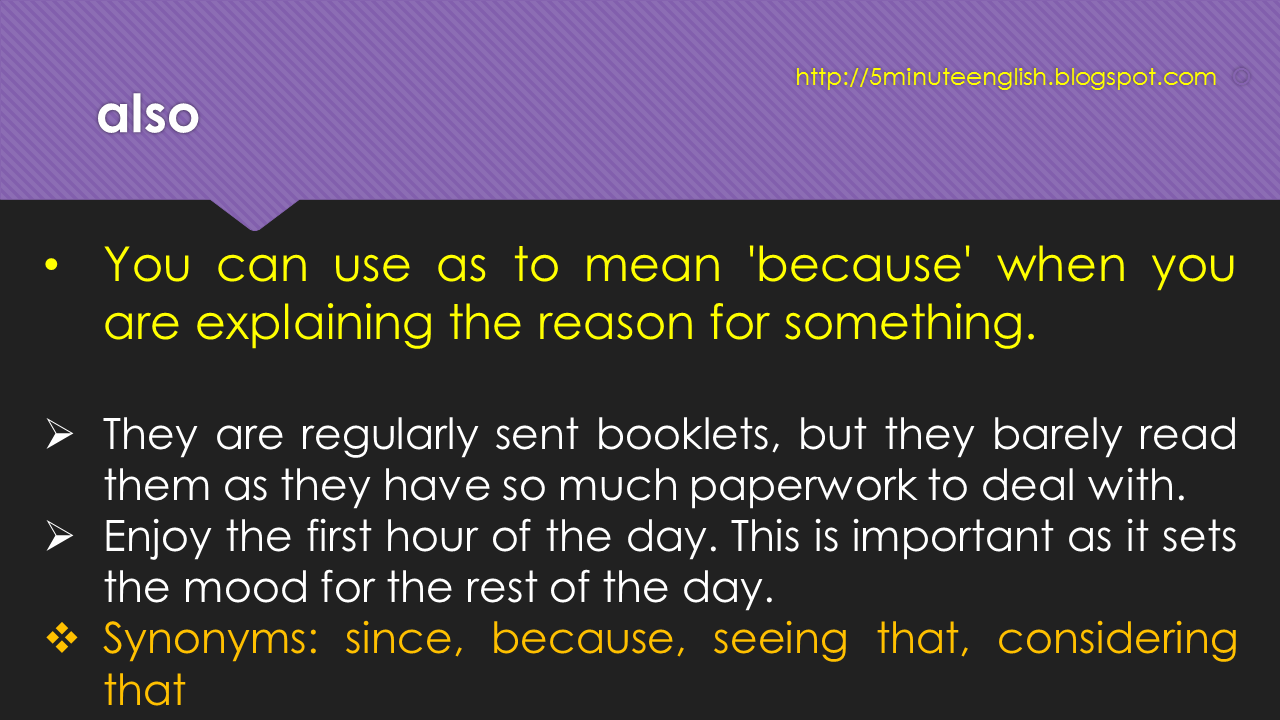 as (usage, examples, and synonyms) - EnglishLanguageSpecialists