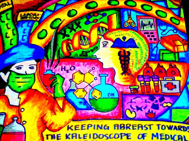 Cindy's Lab Life: First place in MEDTECH POSTER MAKING CONTEST