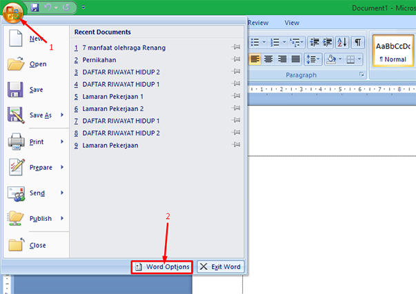 Cara Memunculkan Garis Tepi Margin pada MS Word - MATERI KULIAH Cara Memunculkan Garis Tepi Margin pada MS Word - MATERI KULIAH