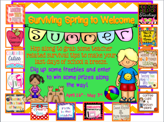 Surviving Spring to Welcome Summer Blog Hop! {FREEBIE} - Coffee Cups ...