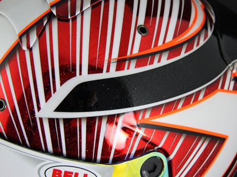 Racing Helmets Garage: Bell HP7 C.Ledogar 2014 by B-Design