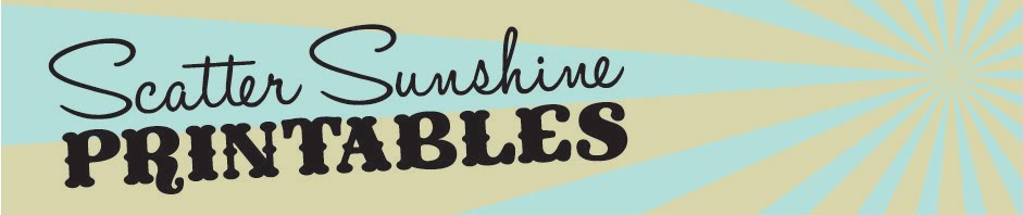 scatter sunshine printables