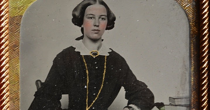 Fotografía Ambrotipo Retrato de joven. Vintage Ambrotype Young woman. c ...