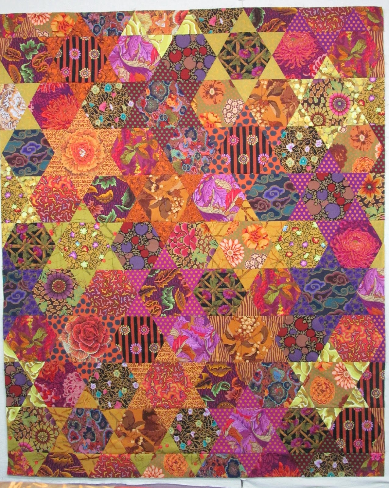 Exuberant Color : Hexagon star............