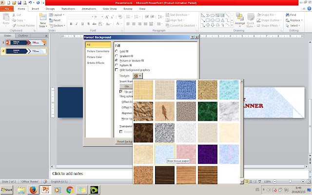 Membuat Banner di Microsoft Office Powerpoint ? Bisakah ~ SiPowerpoint