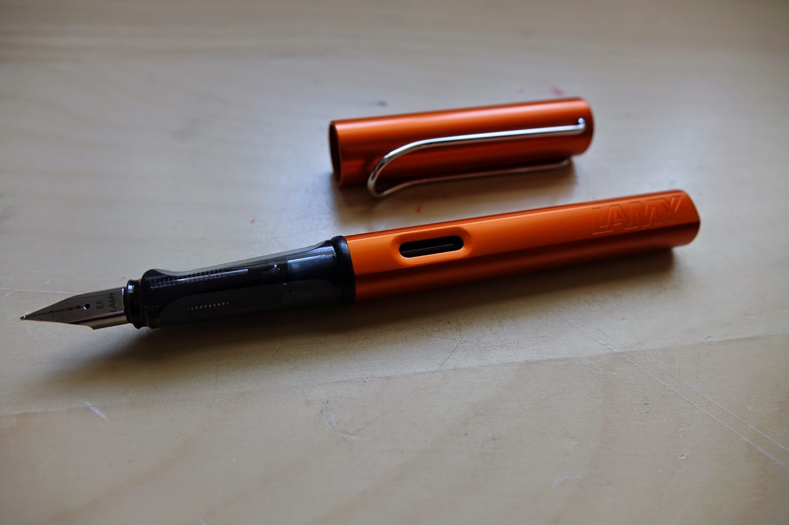 My Orange Brompton: Lamy Al Star Copper Orange Fountain Pen