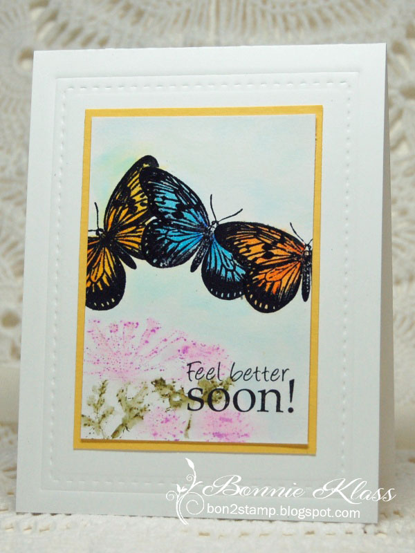Stamping with Klass: Butterflies for Twofer