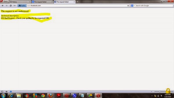 INTERNET GRATIS MANIS: CARA MENGATASI 400 BAD REQUEST TERBARU 2014